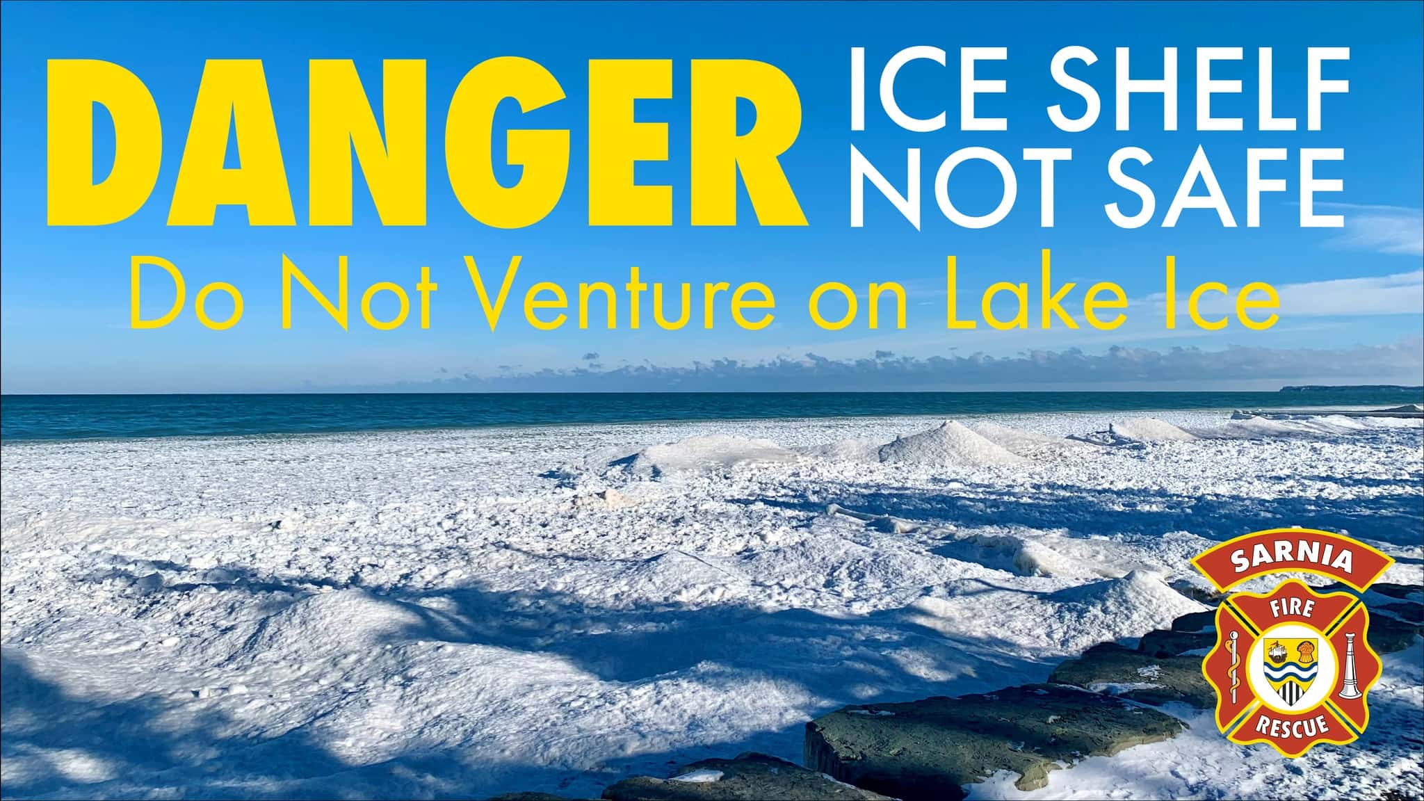 Residents reminded 'no ice is safe ice'