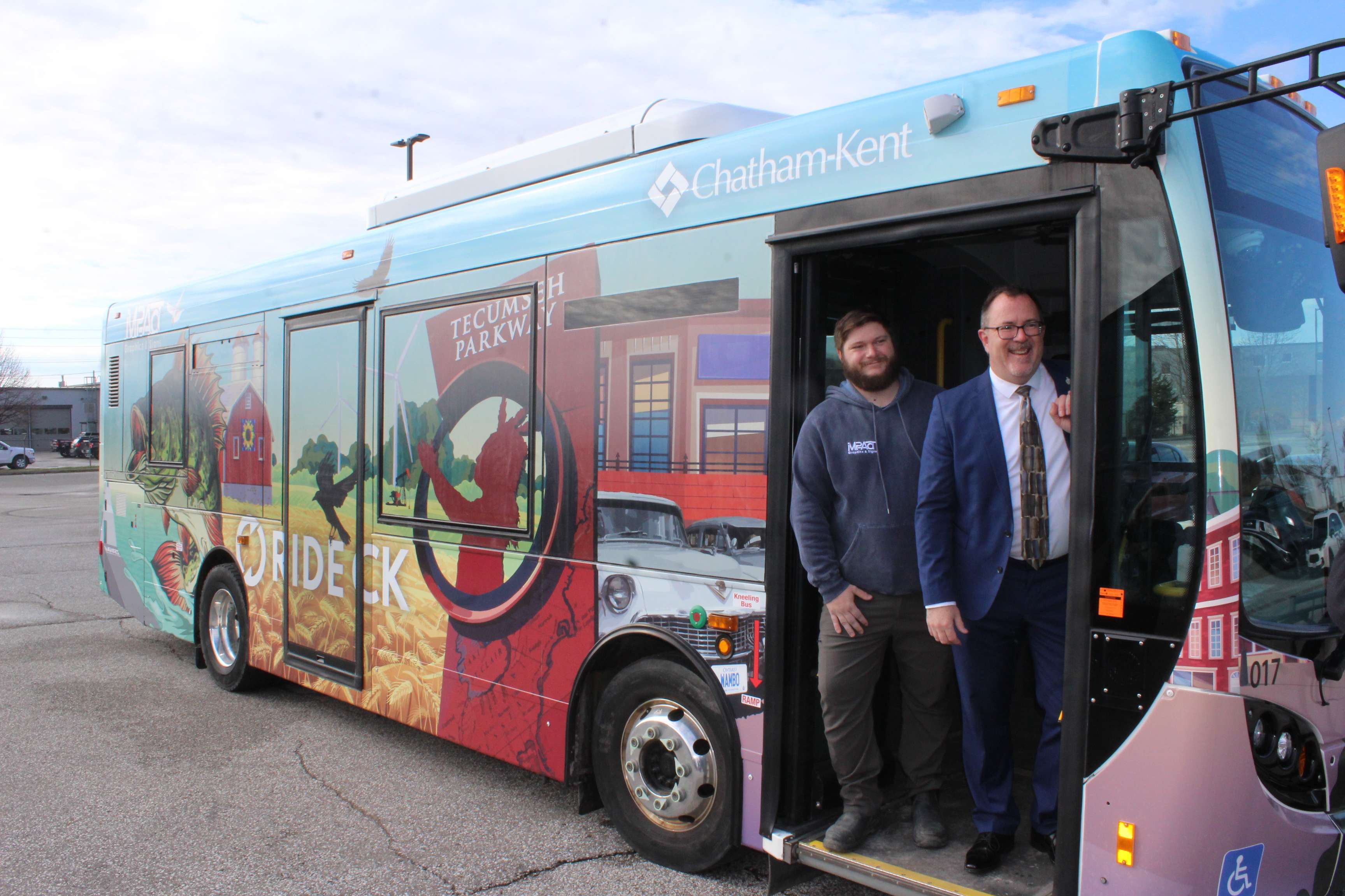 RideCK unveils new bus wrap honouring Chatham-Kent