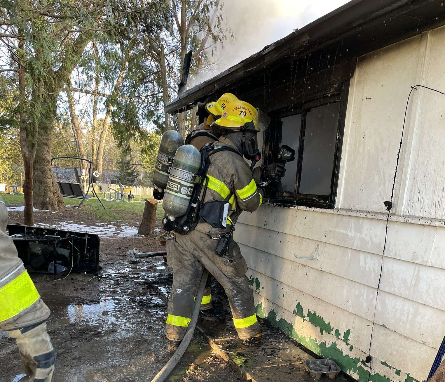 Garage fire causes $60K in damage