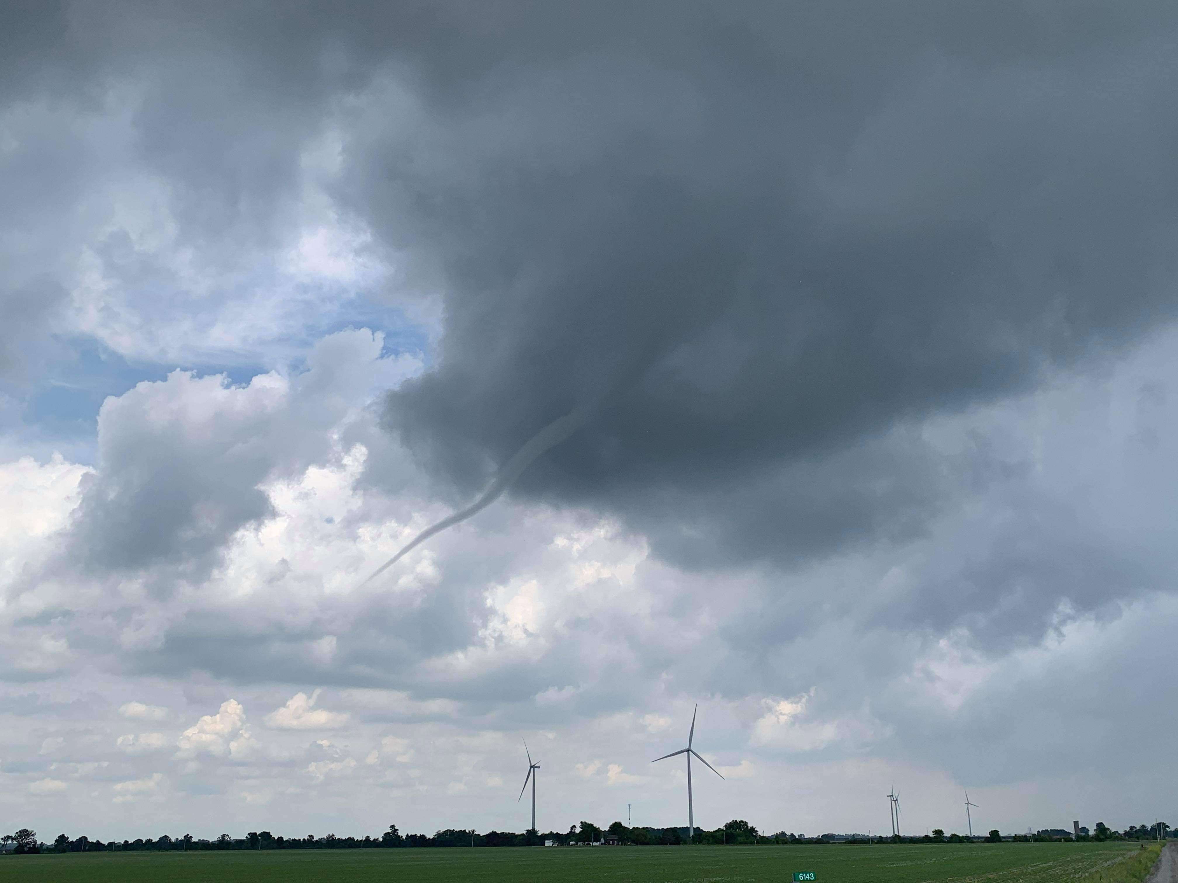 Funnel cloud spotted in CK, no damage reported