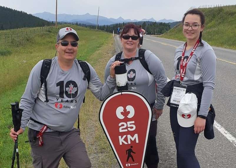 Corunna family making cross-county trek for Kidney Foundation