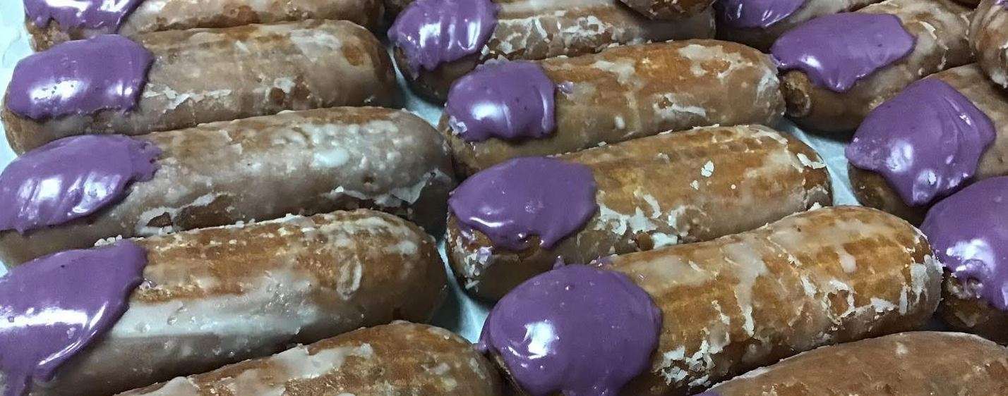 Purple pinkie doughnuts for polio