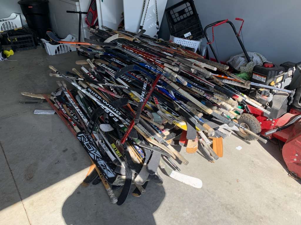 Hundreds of hockey sticks from CK headed to London for father-son project