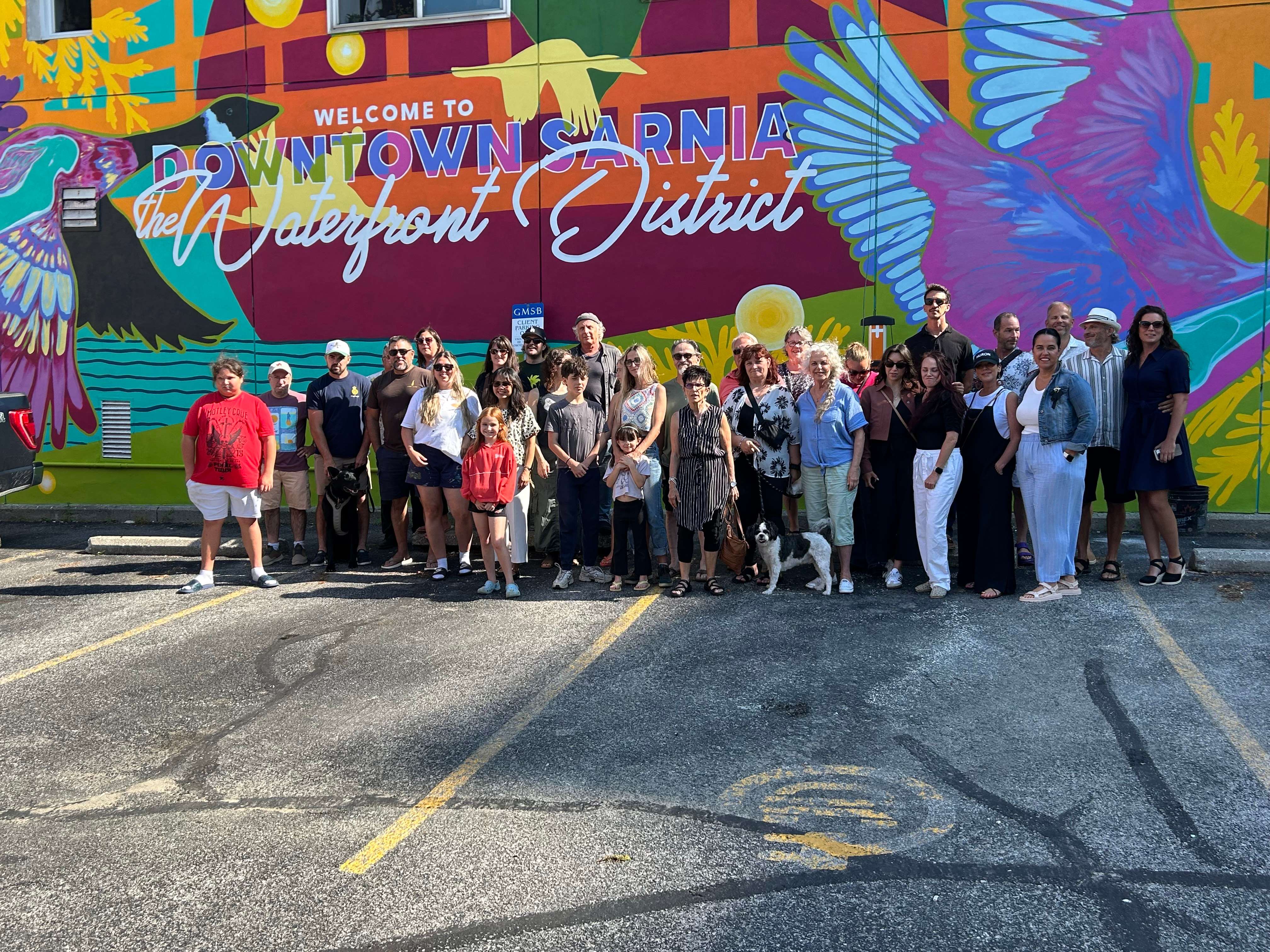 Sarnia's waterfront showcased in new mural