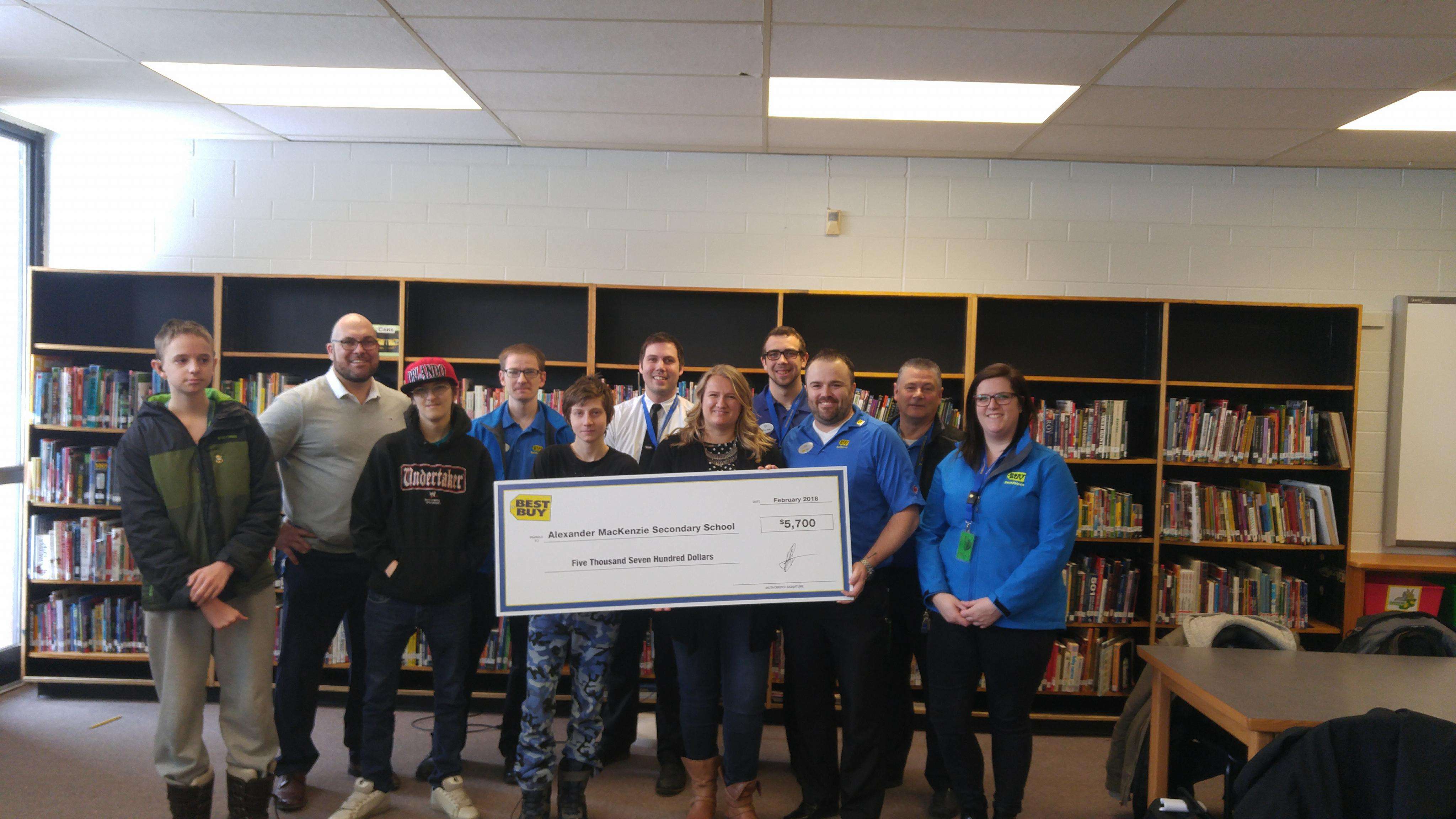 Sarnia High School Receives $5,700 Tech Grant (GALLERY)