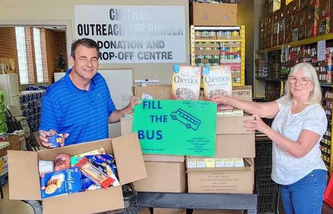 "Fill the Bus" hopes to fill the shelves at area food banks