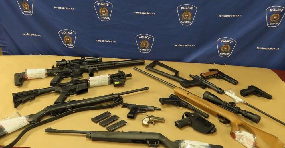 Nearly a dozen guns seized from north London home