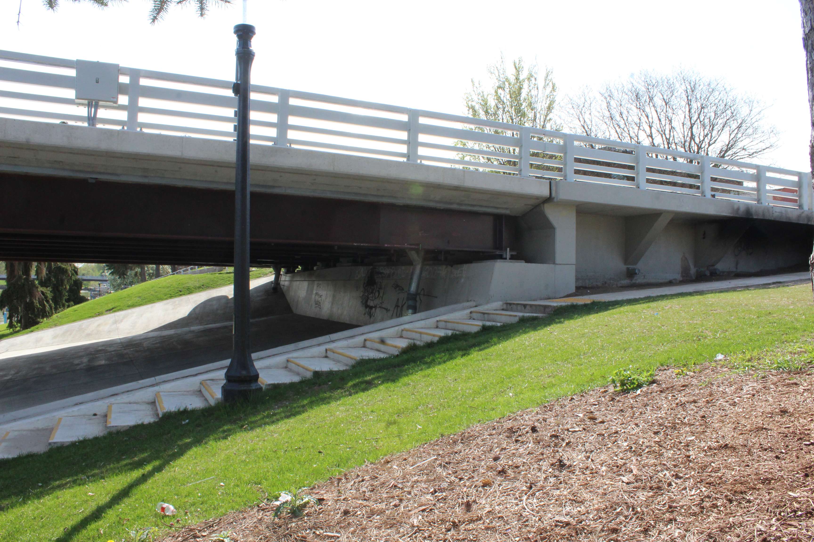 Encampment under bridge in downtown Chatham has been cleared