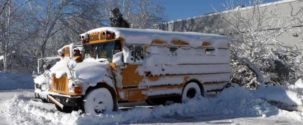 School buses outside of London cancelled