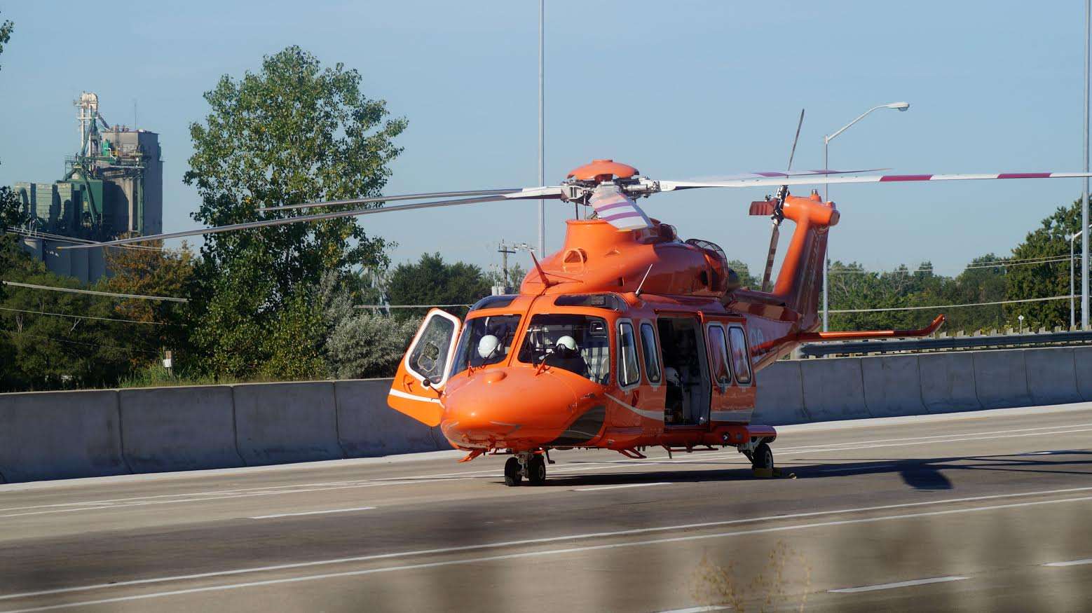 Motorcycle rider airlifted to hospital after multi-vehicle crash