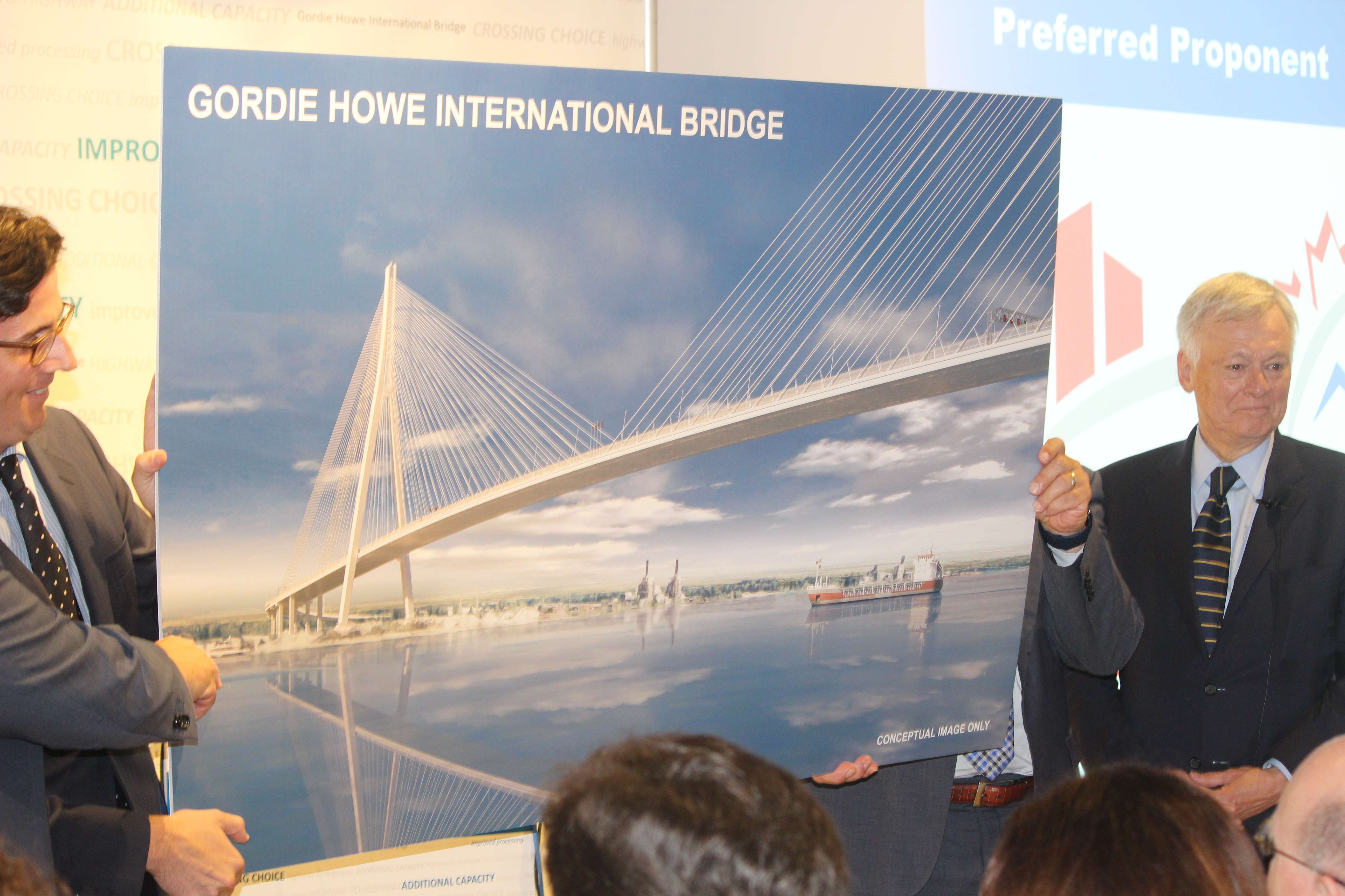 Gordie Howe International Bridge Preferred Proponent And Design Announced