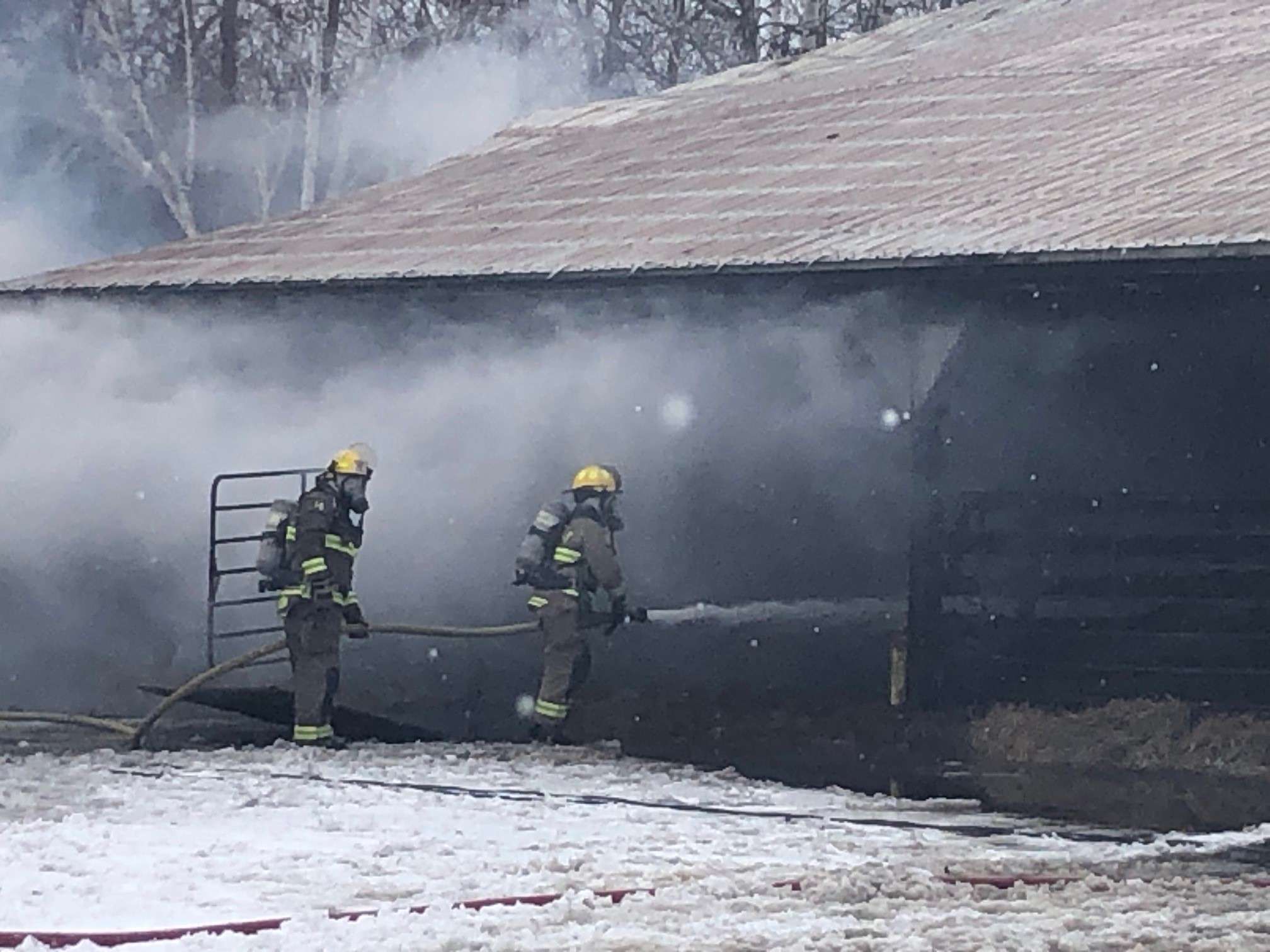 Fire leads to closure of Highway 10