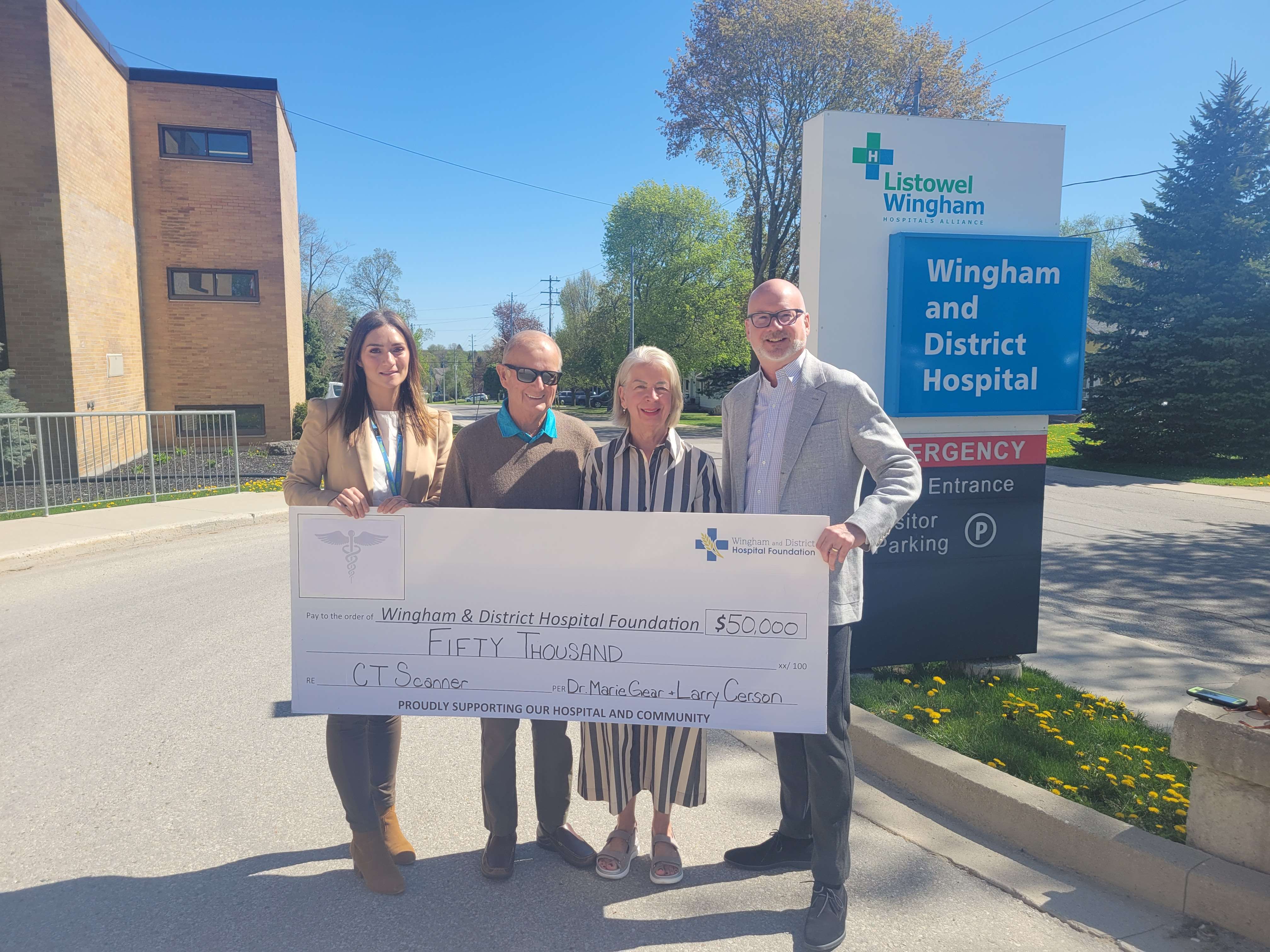 Another donation helps boost the Wingham and District Hospital Foundation
