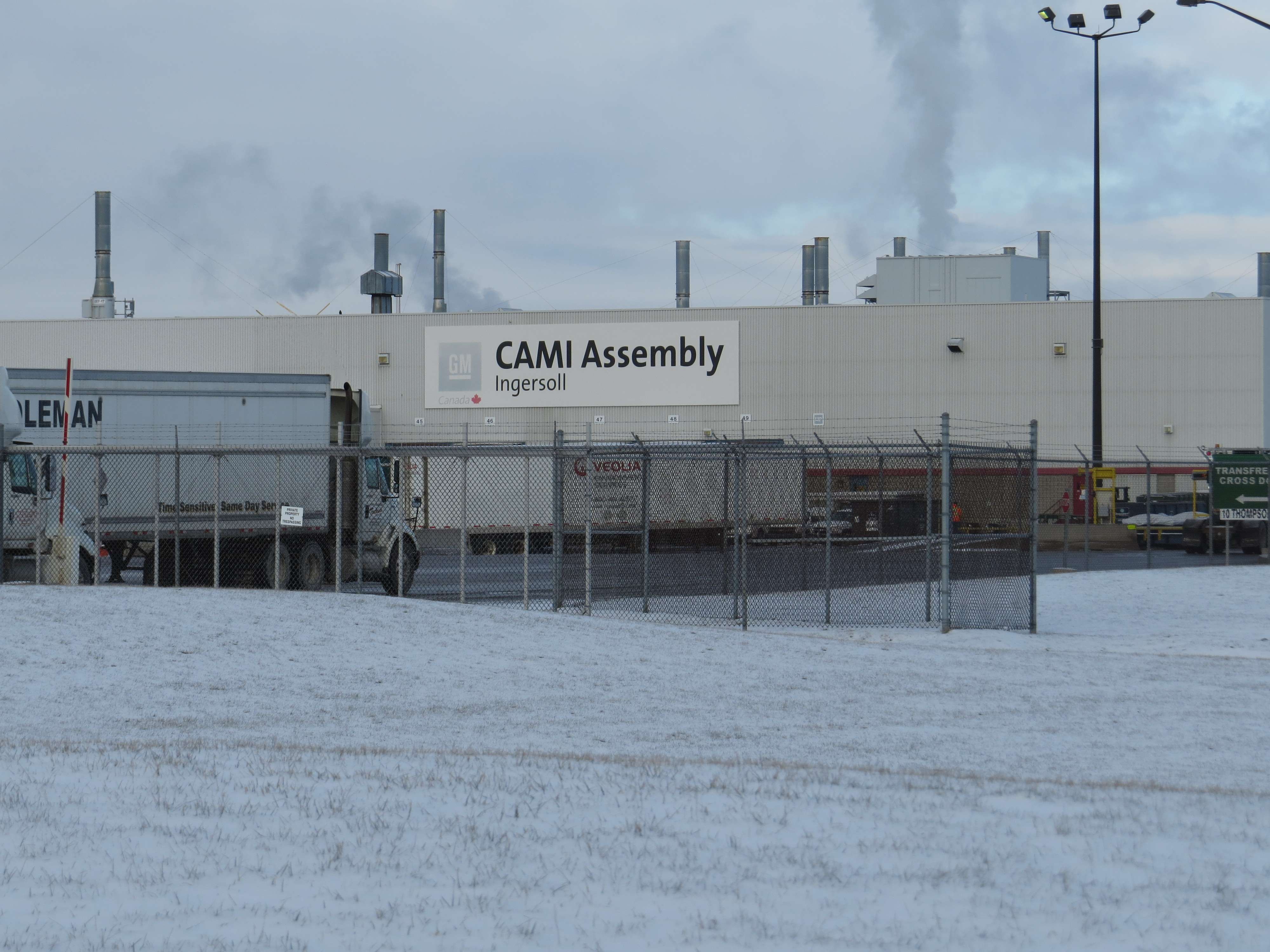 CAMI Assembly Plant shutting down through April