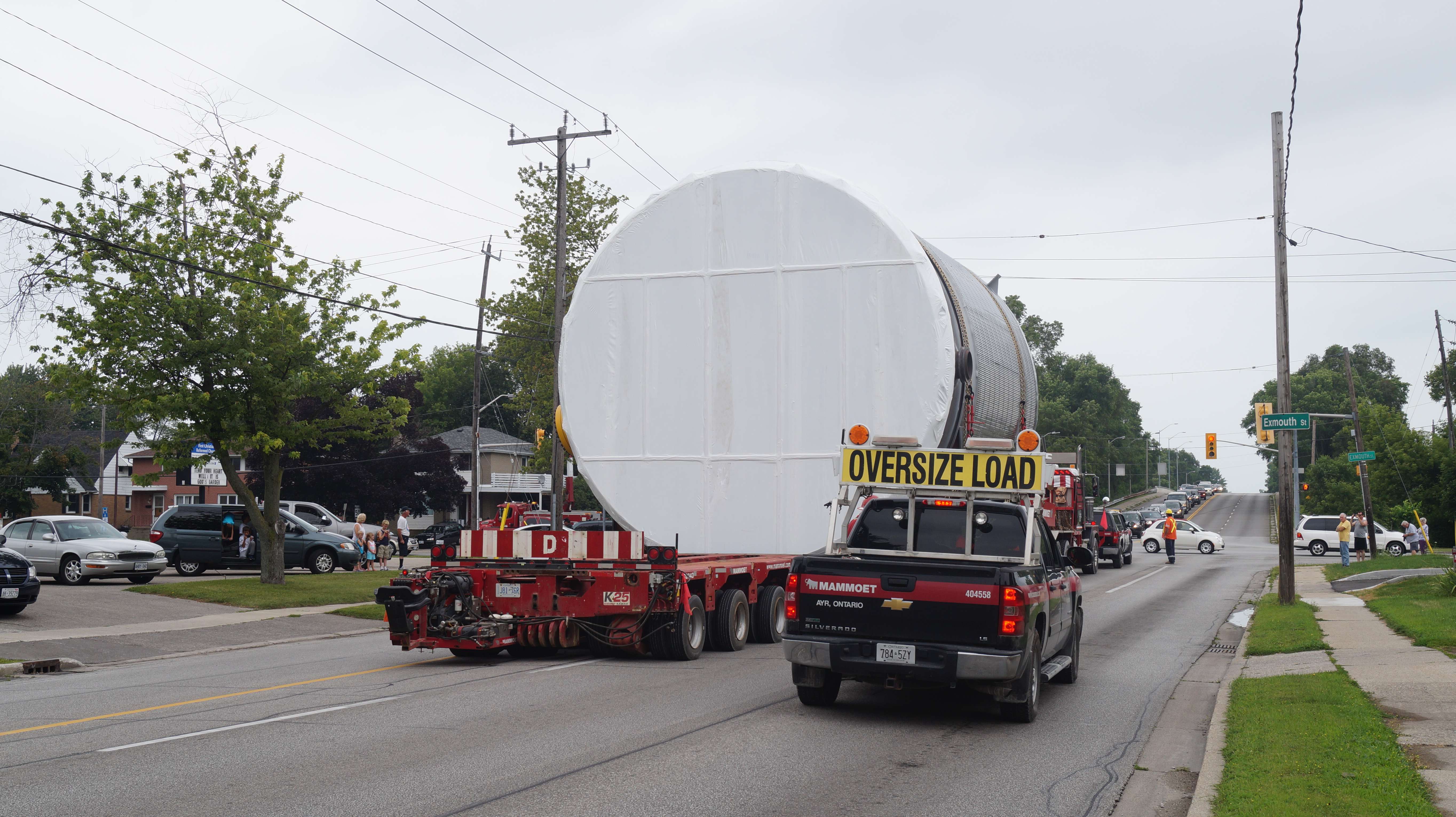 $4M donation fulfilled as oversize load corridor construction continues