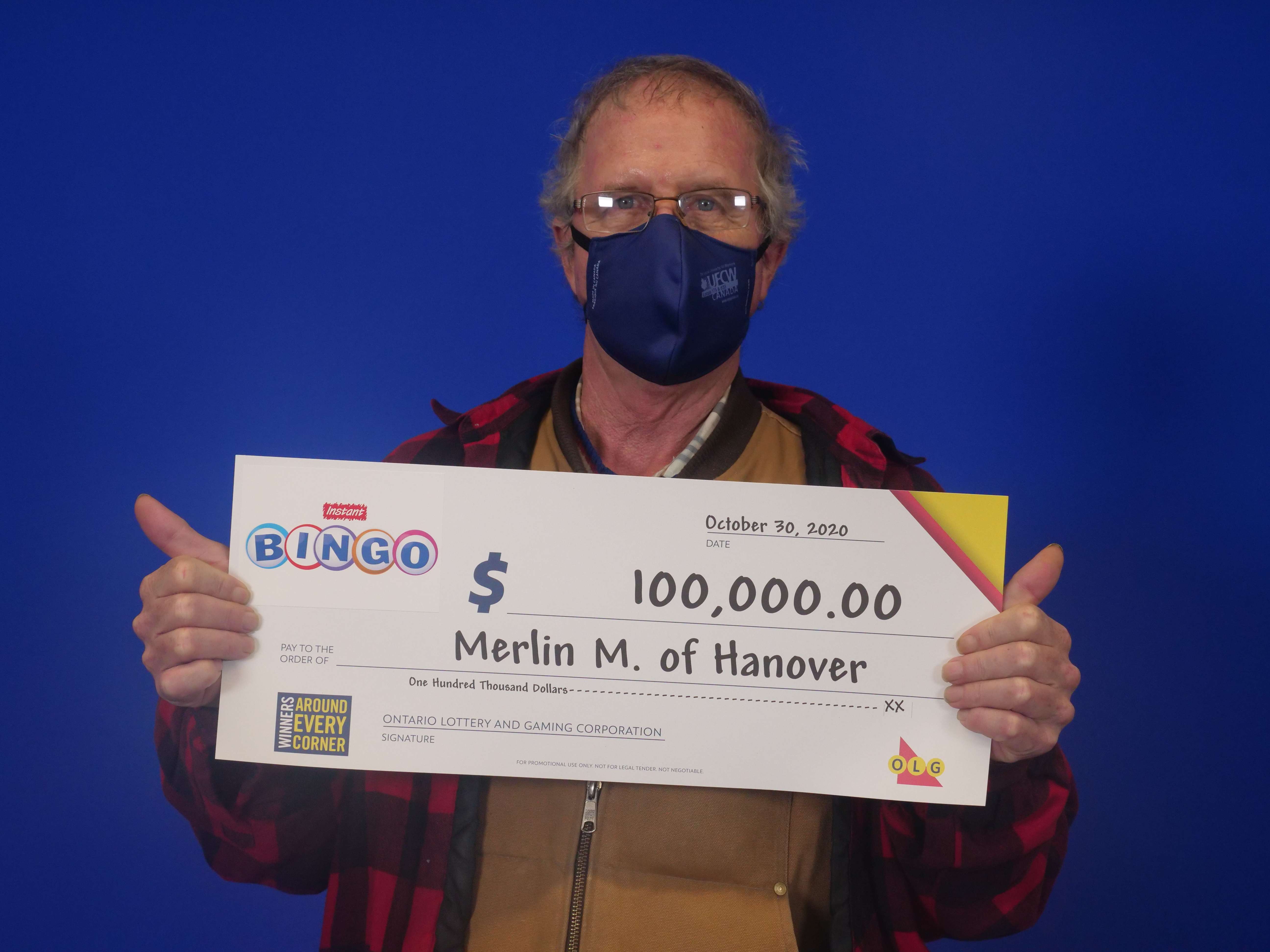 Hanover resident wins big with Instant Bingo Doubler OLG game