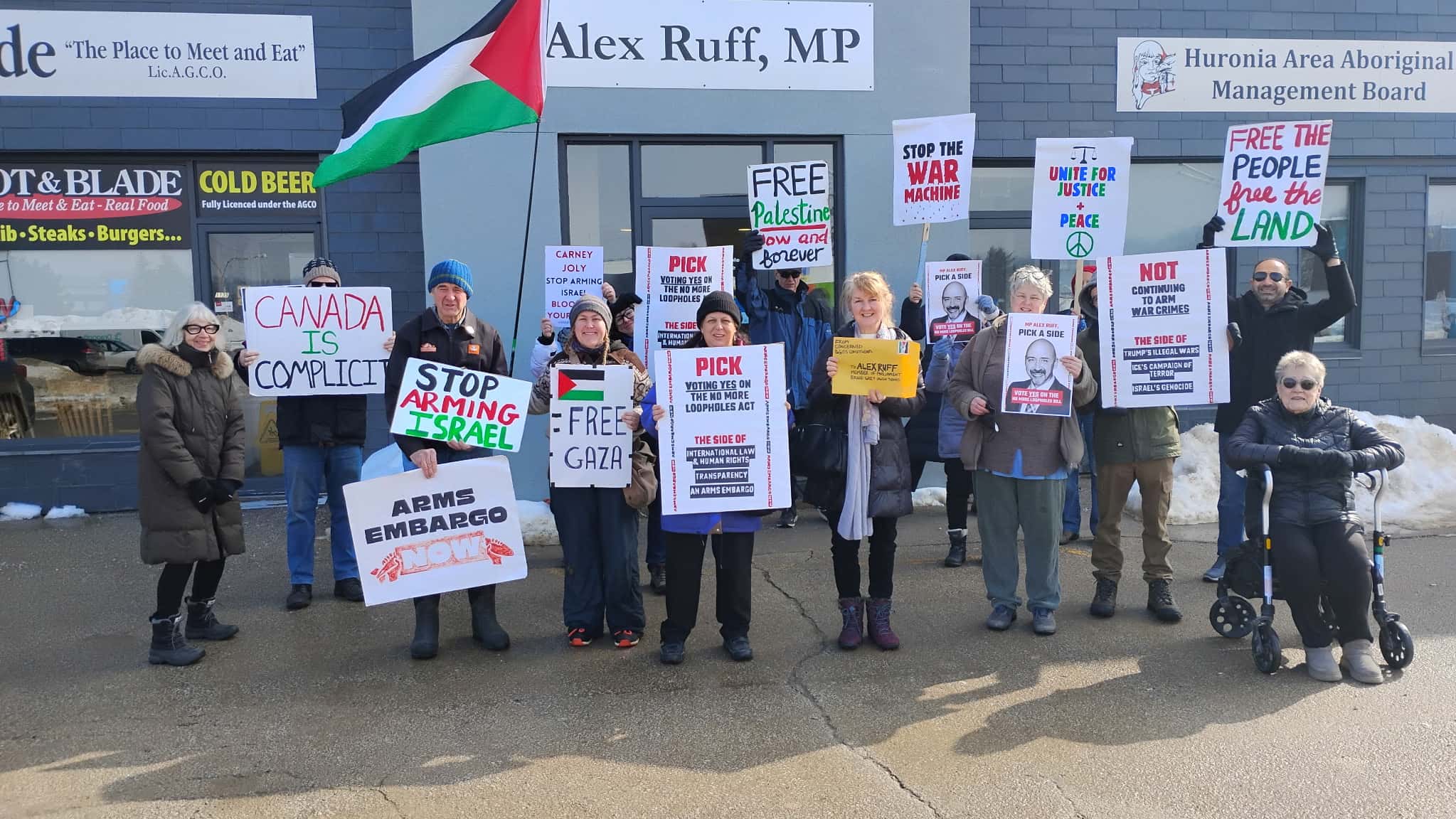 Arms Embargo Now seeks support from Grey Bruce MP