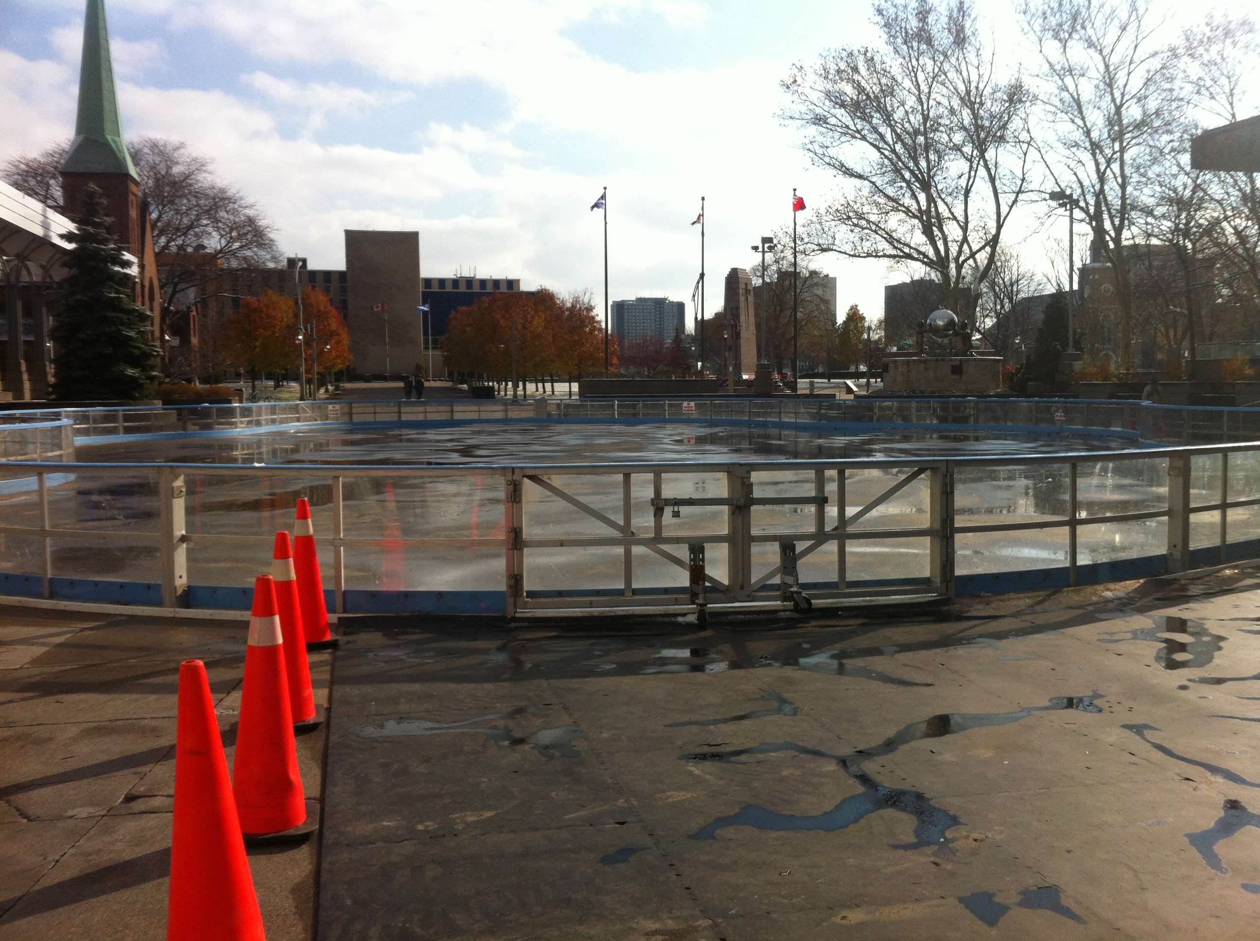 Real Ice At Charles Clark Square