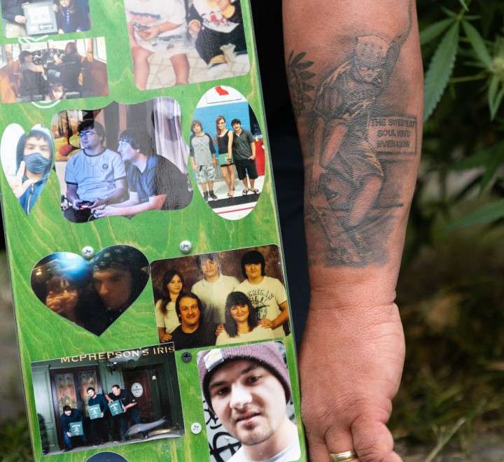 Local man hoping to win contest for tattoo memorializing his son