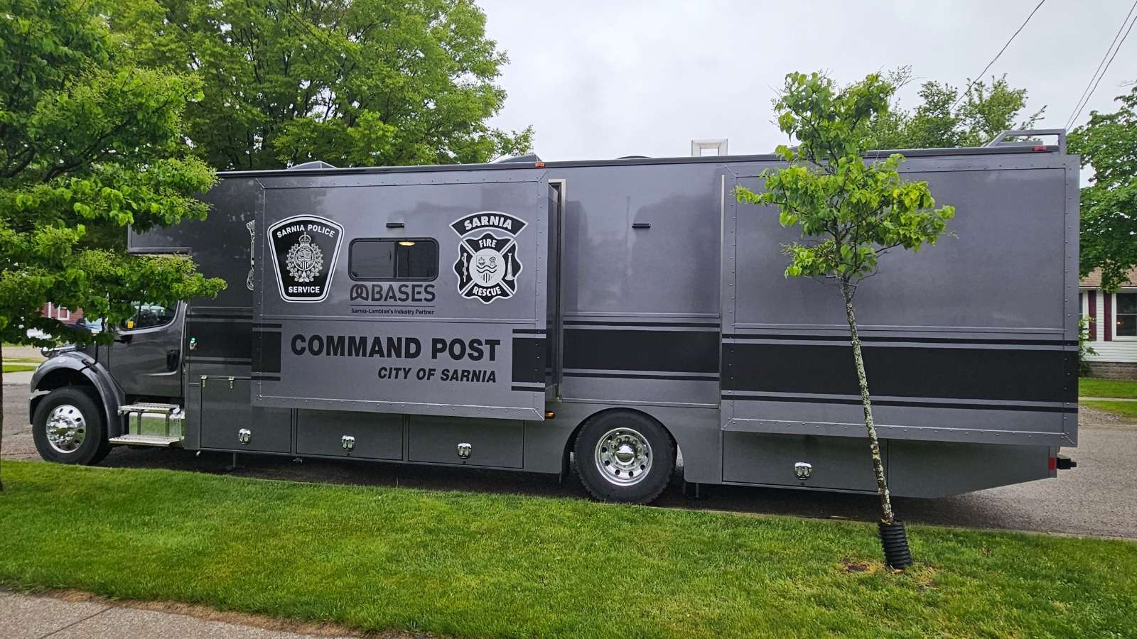 New Mobile Command Unit (MCU) finally rolls into Sarnia