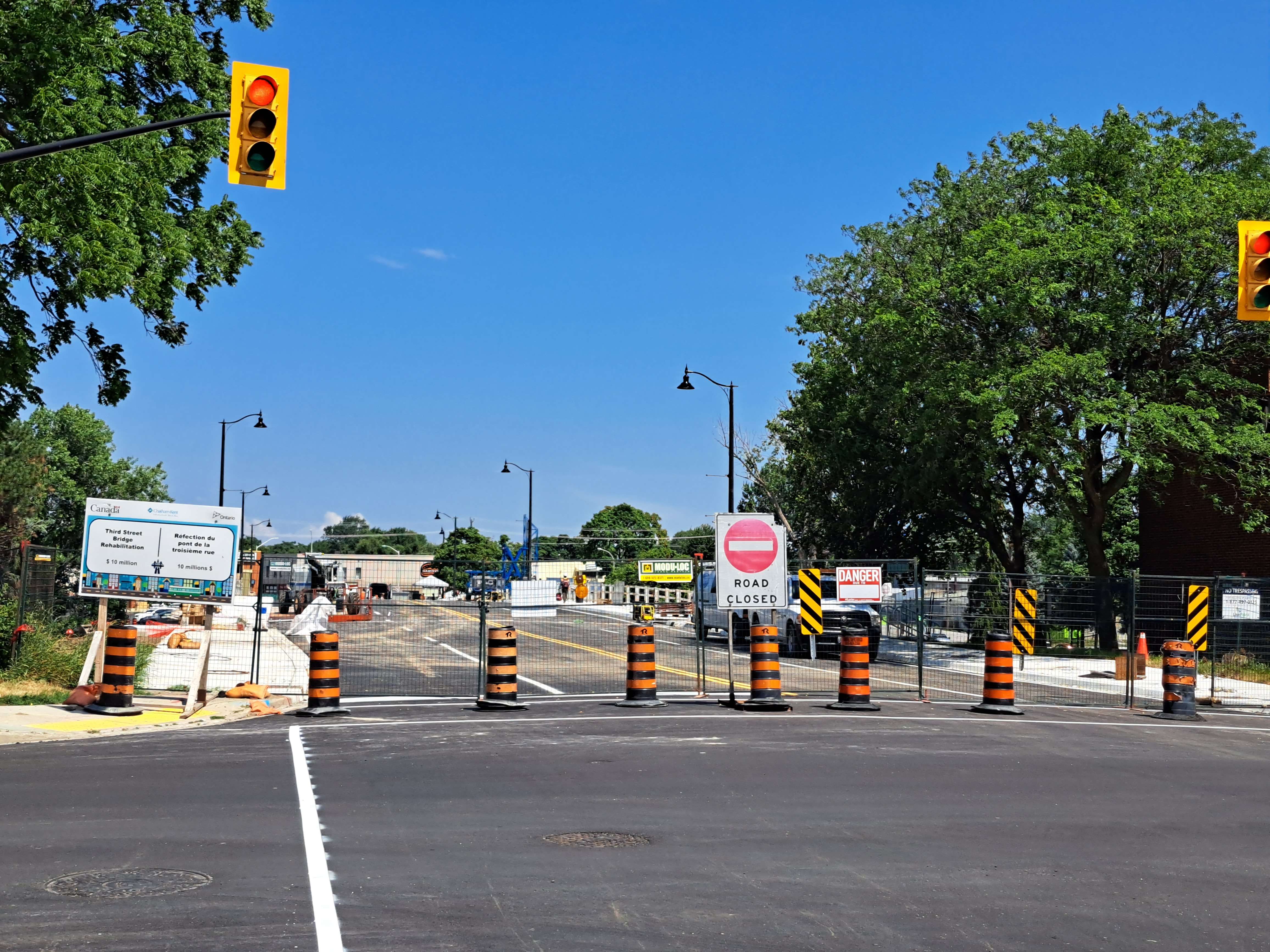 Third Street Bridge set to reopen early next month