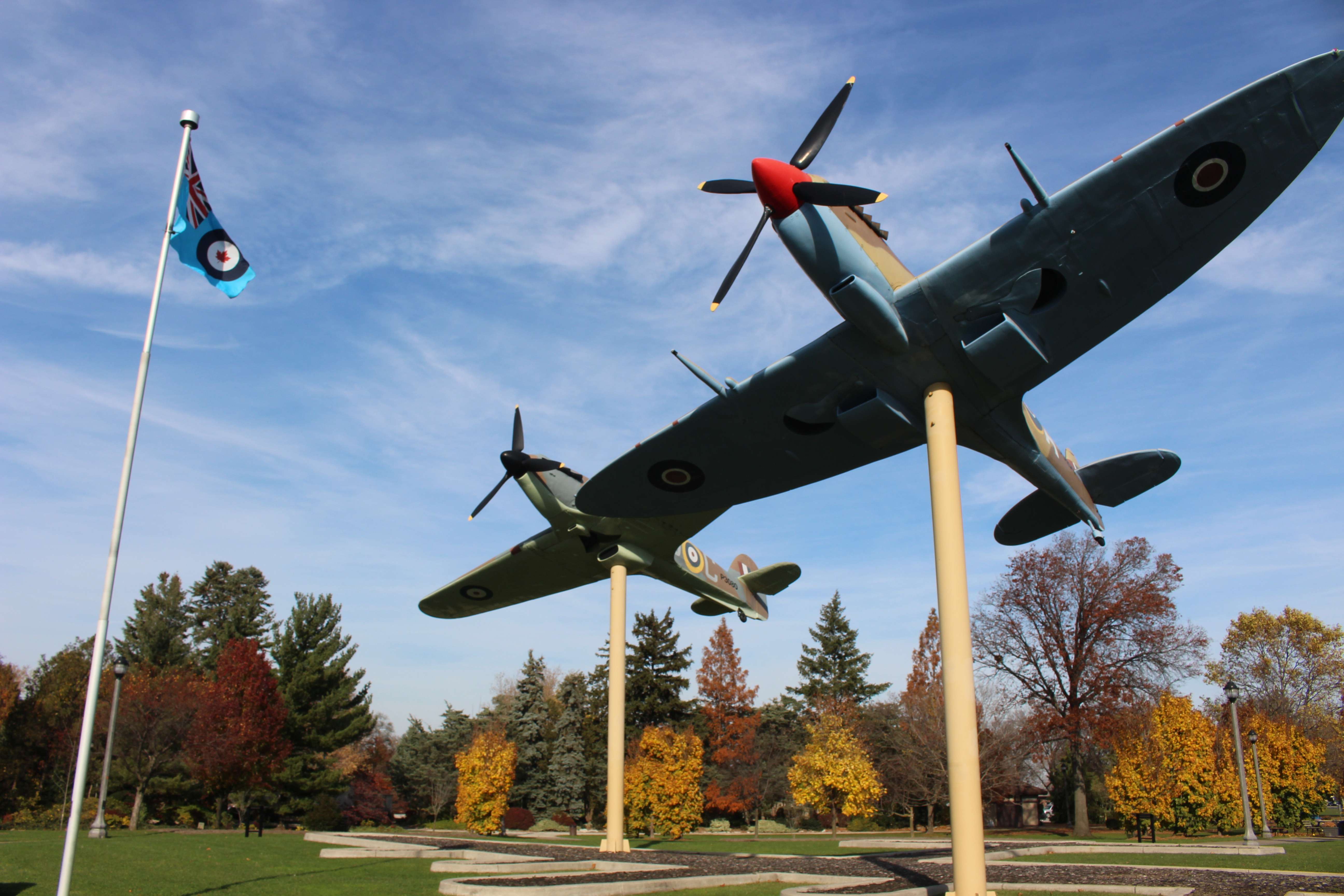 Jackson Park Spitfire, Hurricane Get New Signs
