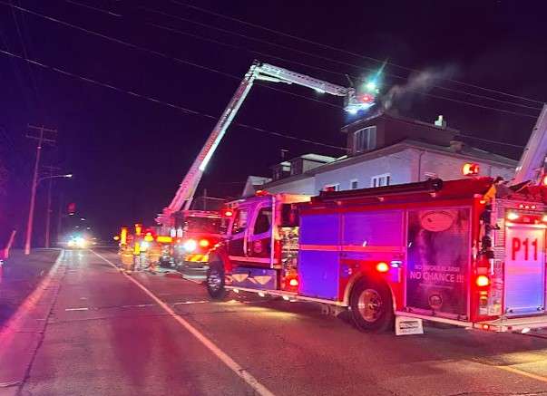 Fire suppression system contains blaze at Courtright restaurant