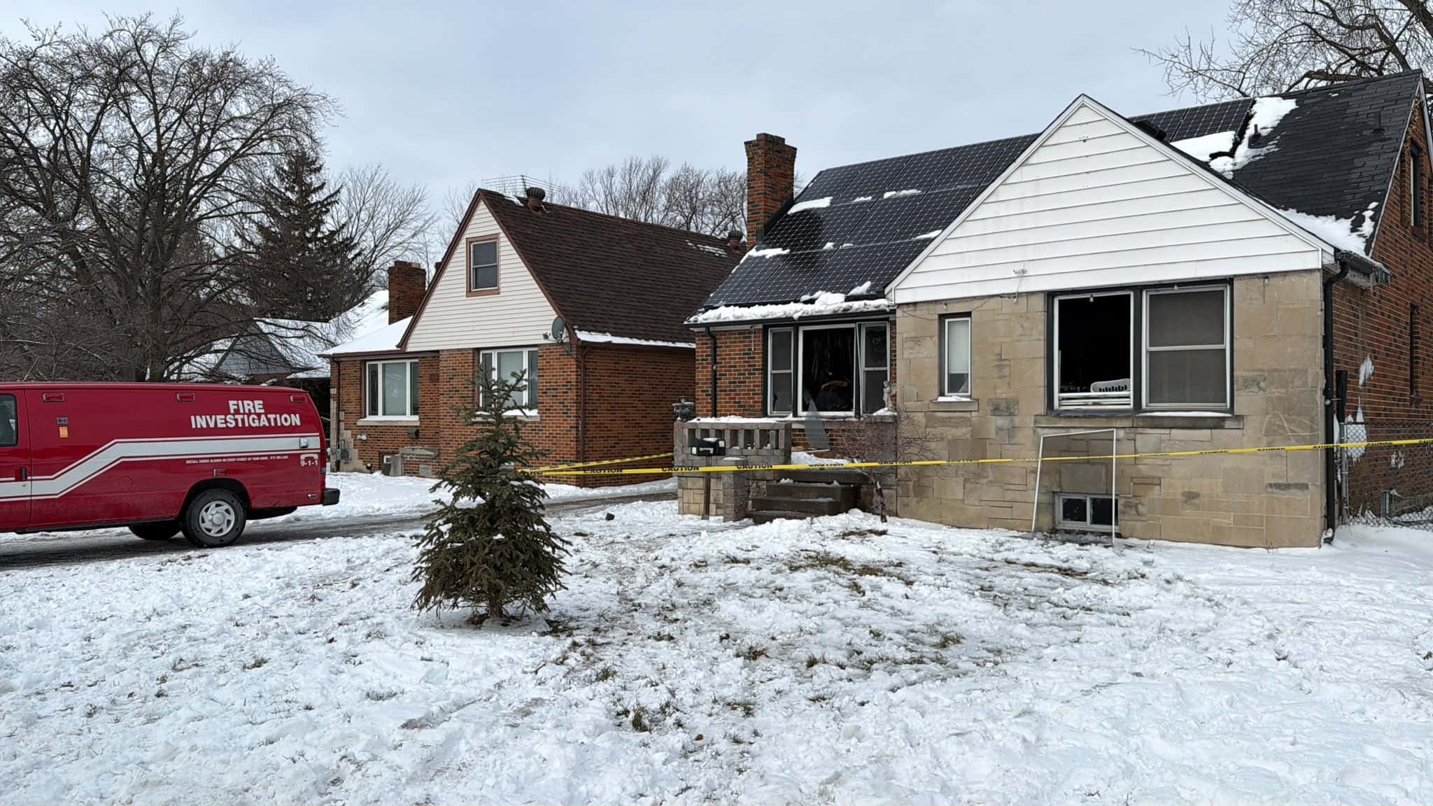 Firefighter injured and two dogs found dead in house fire