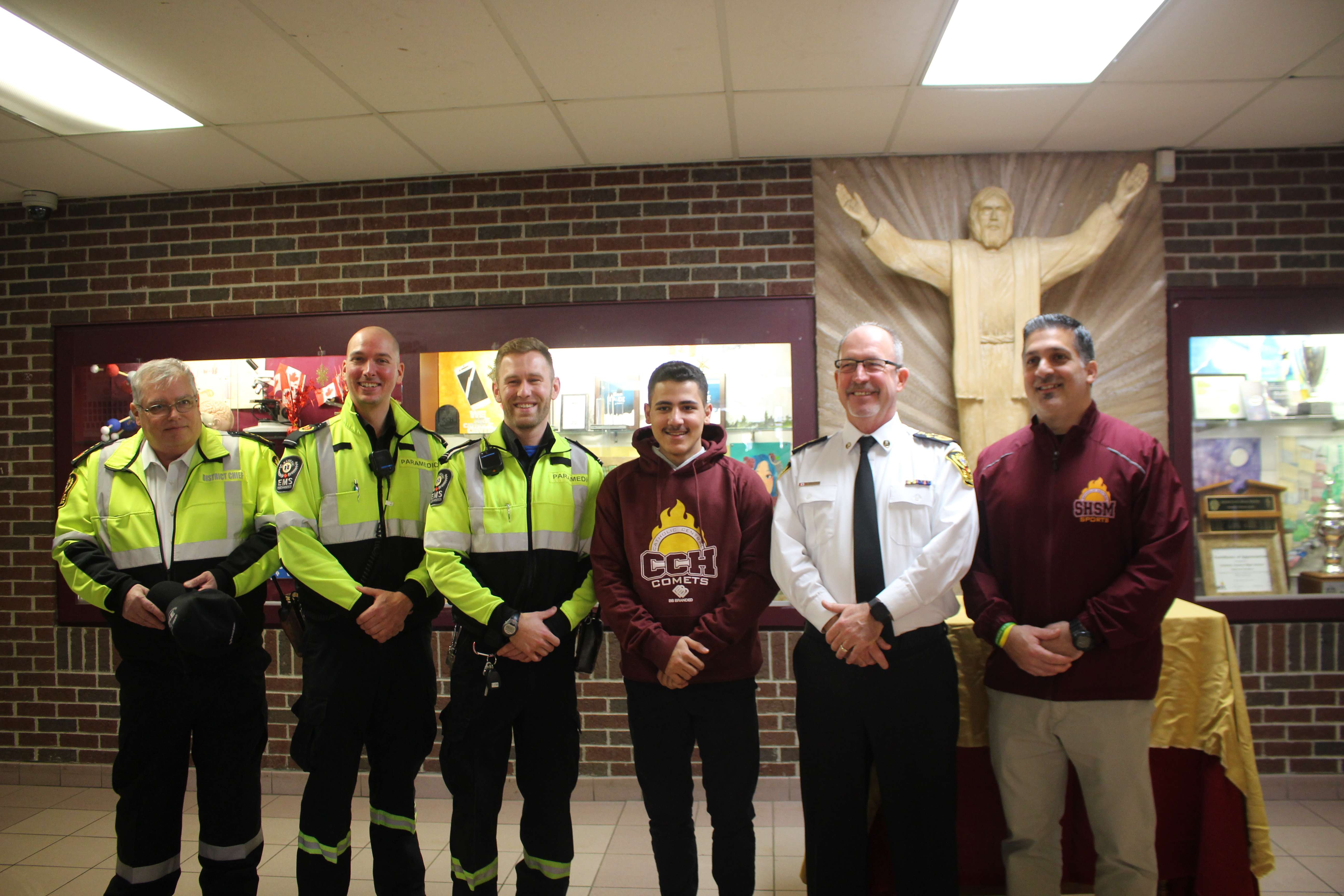 Teen saves father's life with CPR