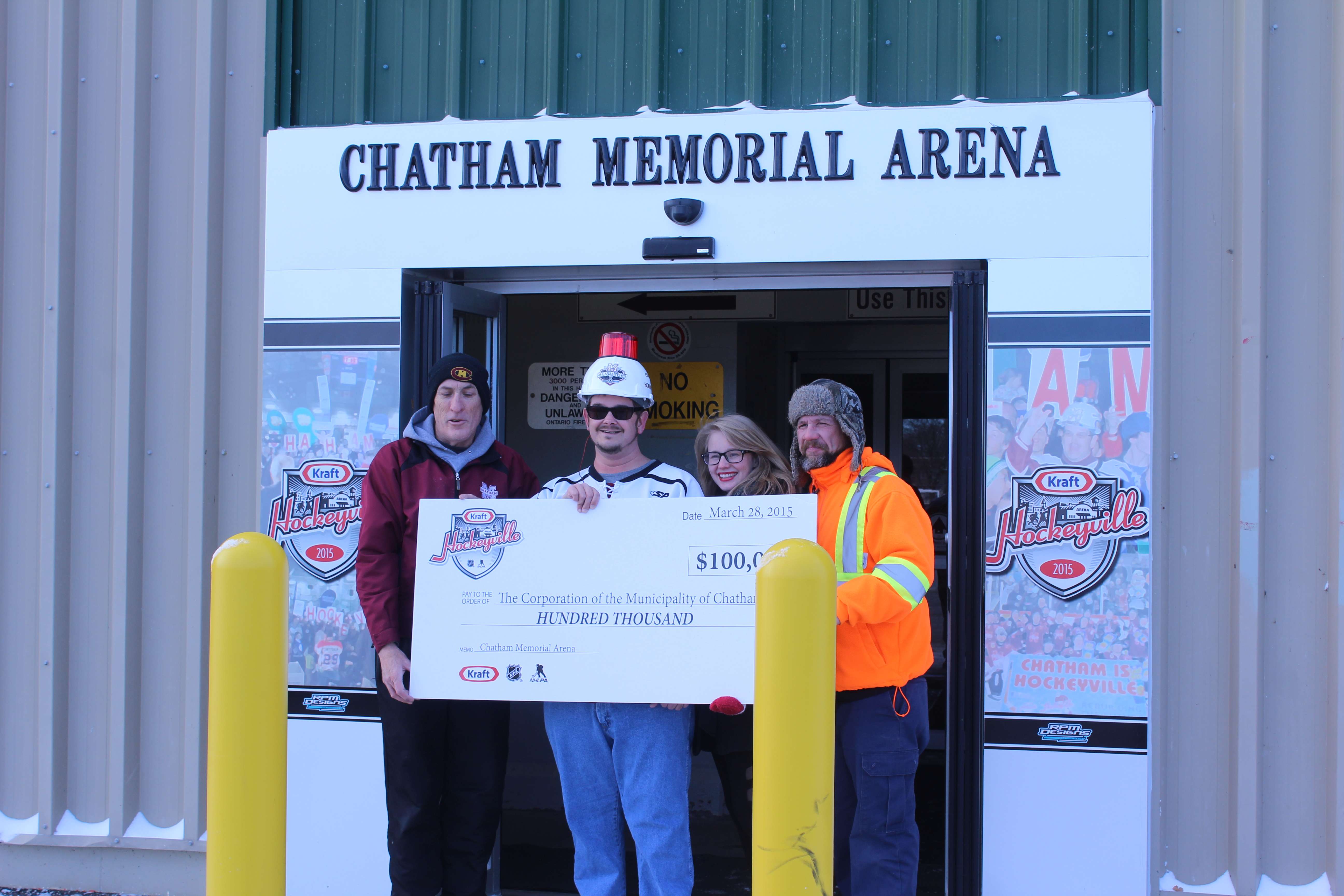 Chatham Memorial Arena Unveils New Hockeyville Improvements