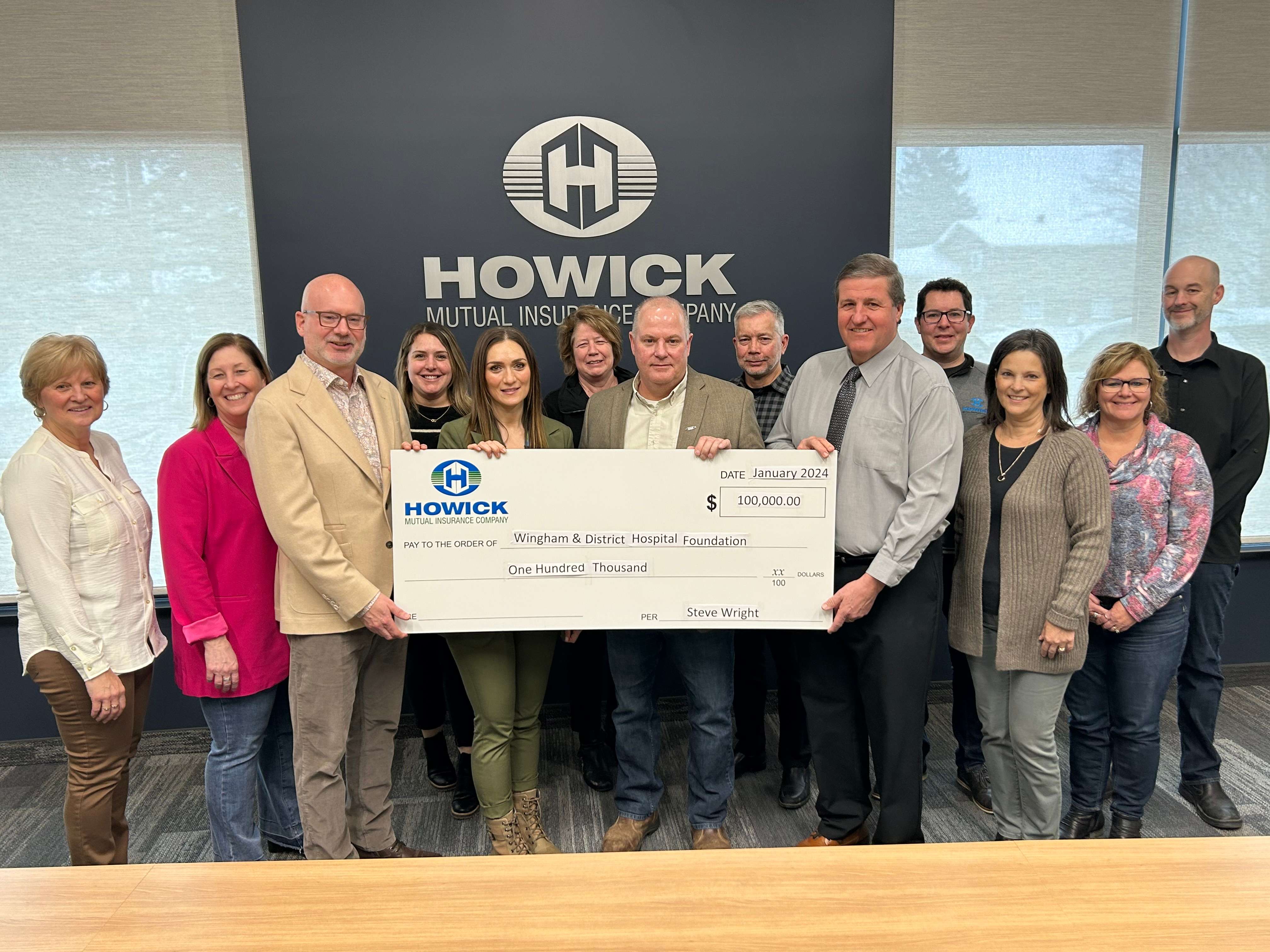 Local company makes significant donation to hospital foundation