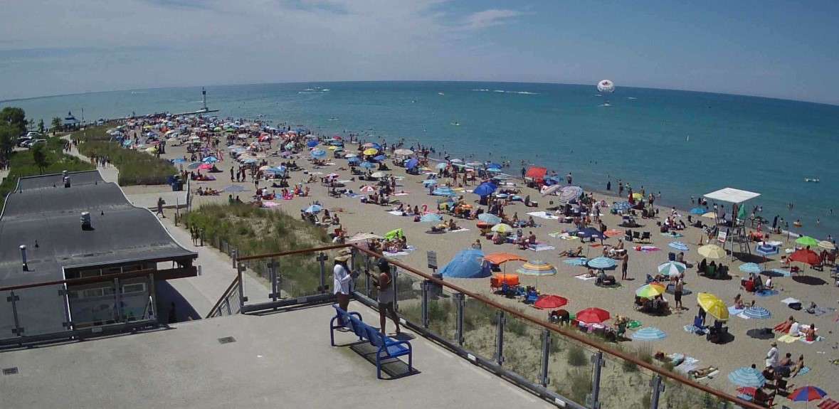 More out-of-towners than locals at Grand Bend Beach