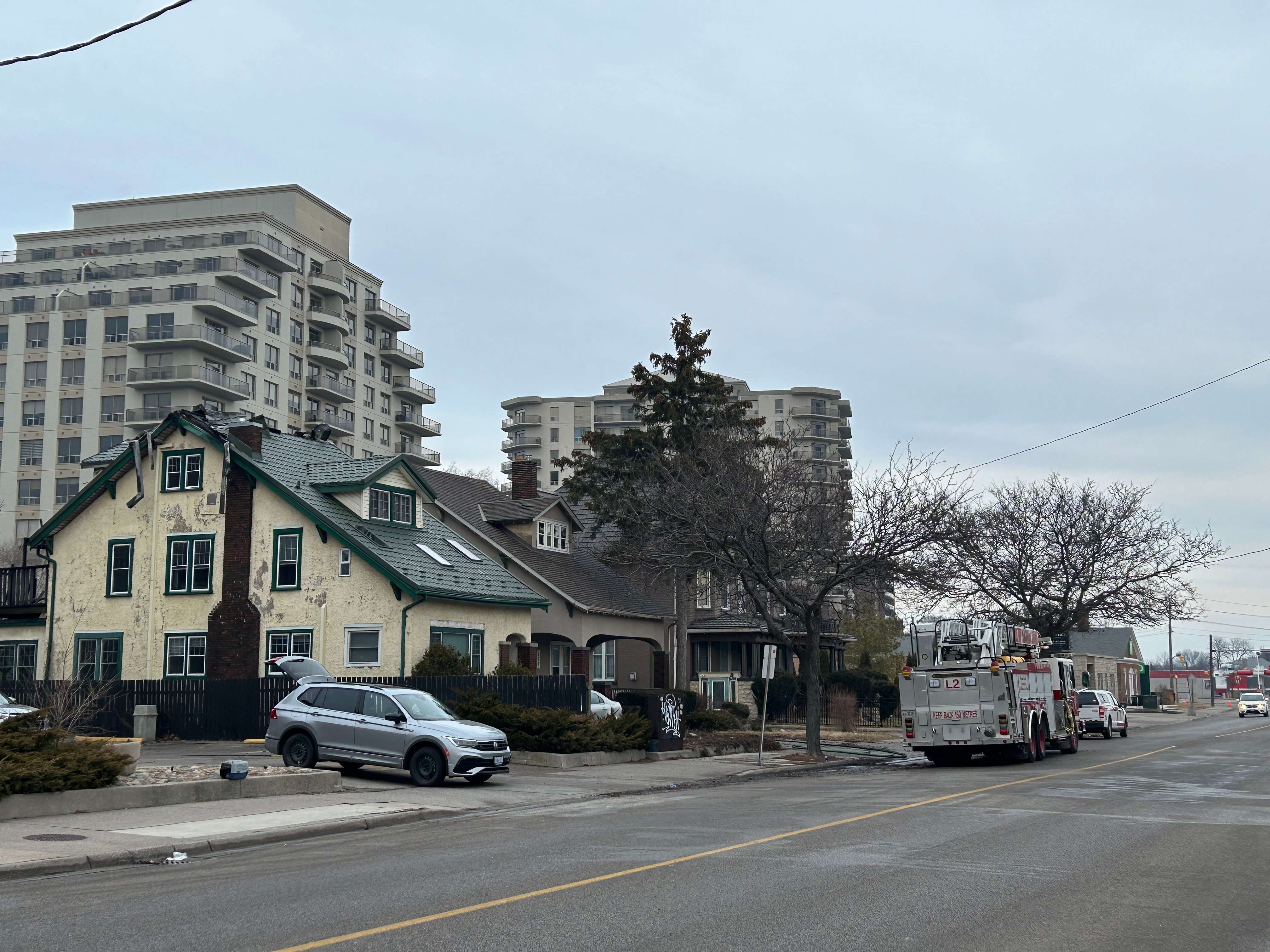 UPDATE: Crews battle downtown fire