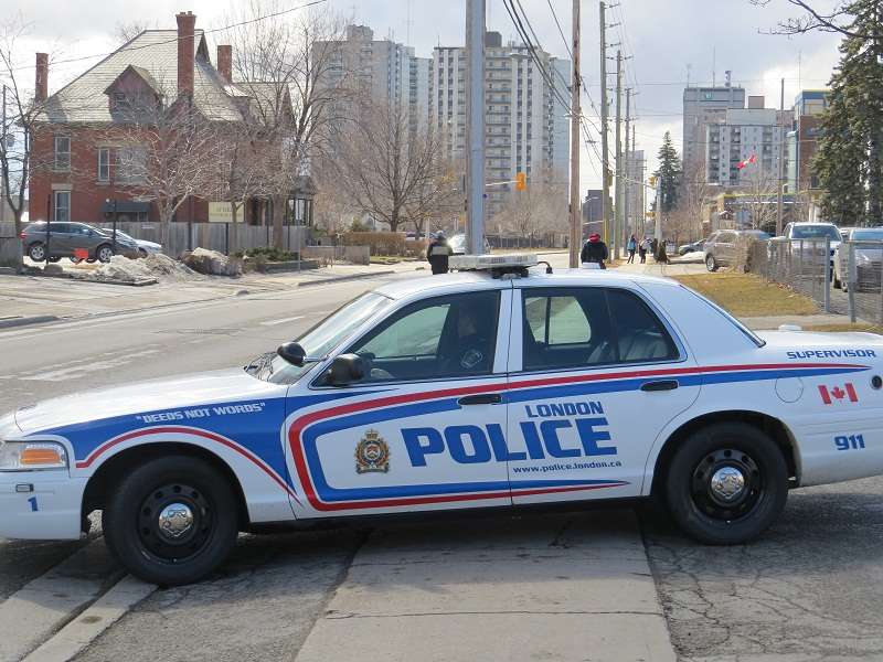 Driver faces impaired charges after sideswiping police cruiser