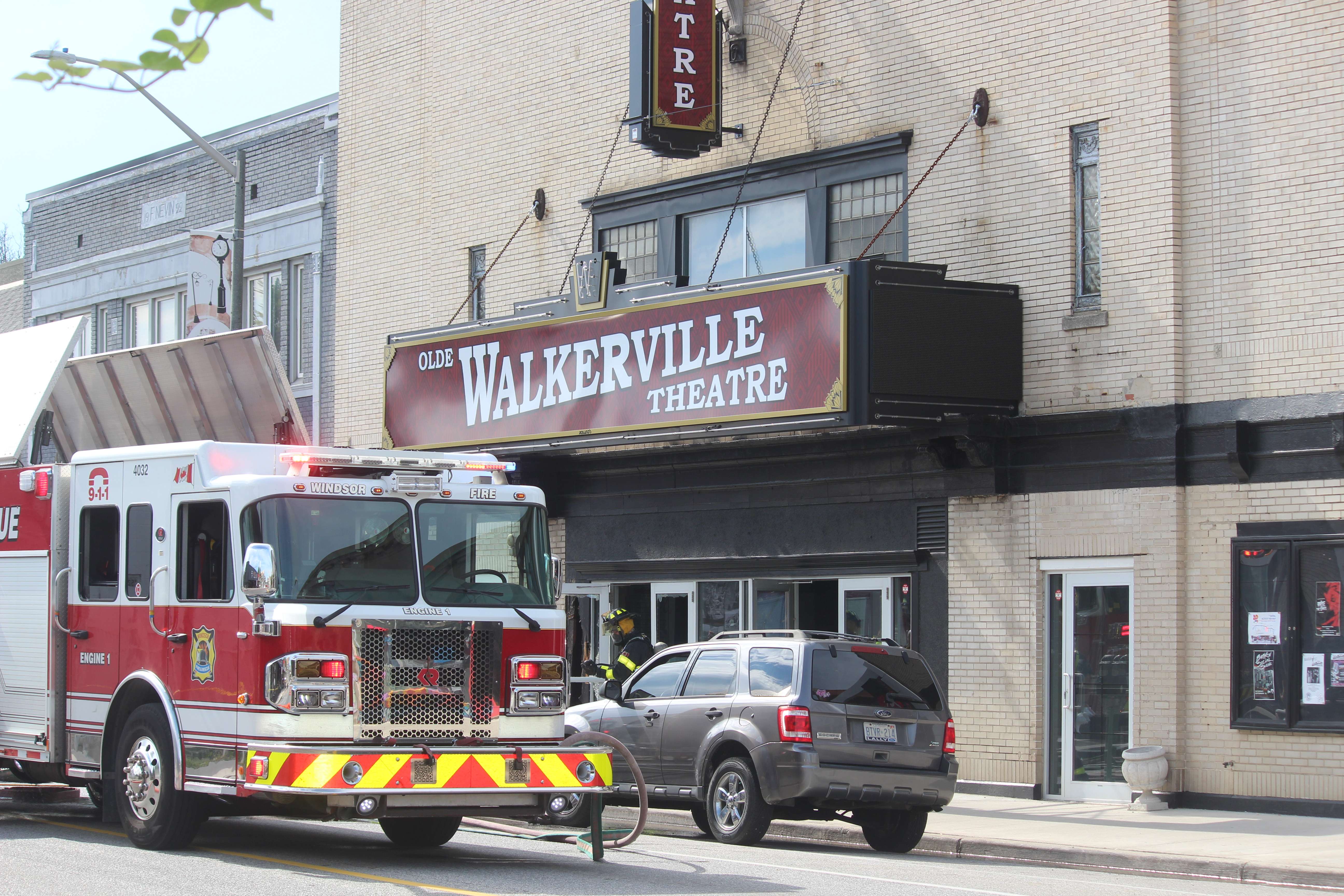 UPDATE: Fire Out At Historic Walkerville Theatre (GALLERY)