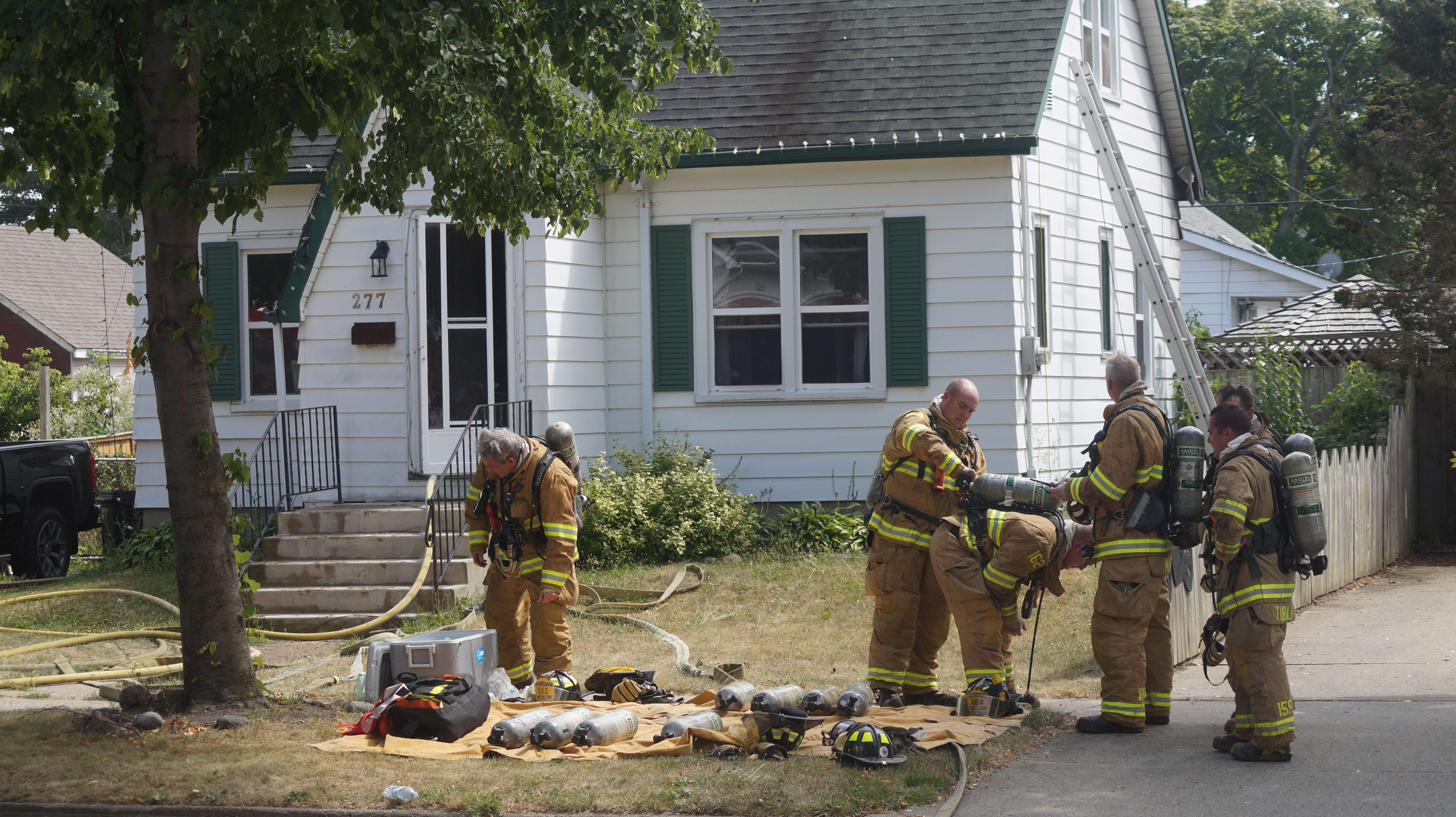 Central Sarnia House Fire (Gallery)