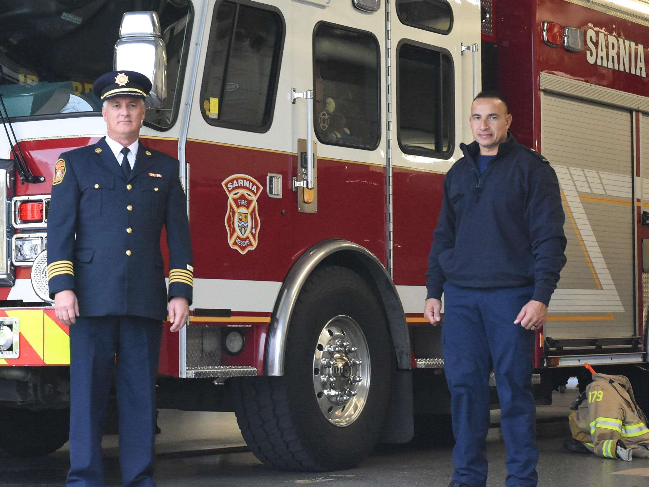 Lifelong Aamjiwnaang resident Sarnia's newest fire recruit