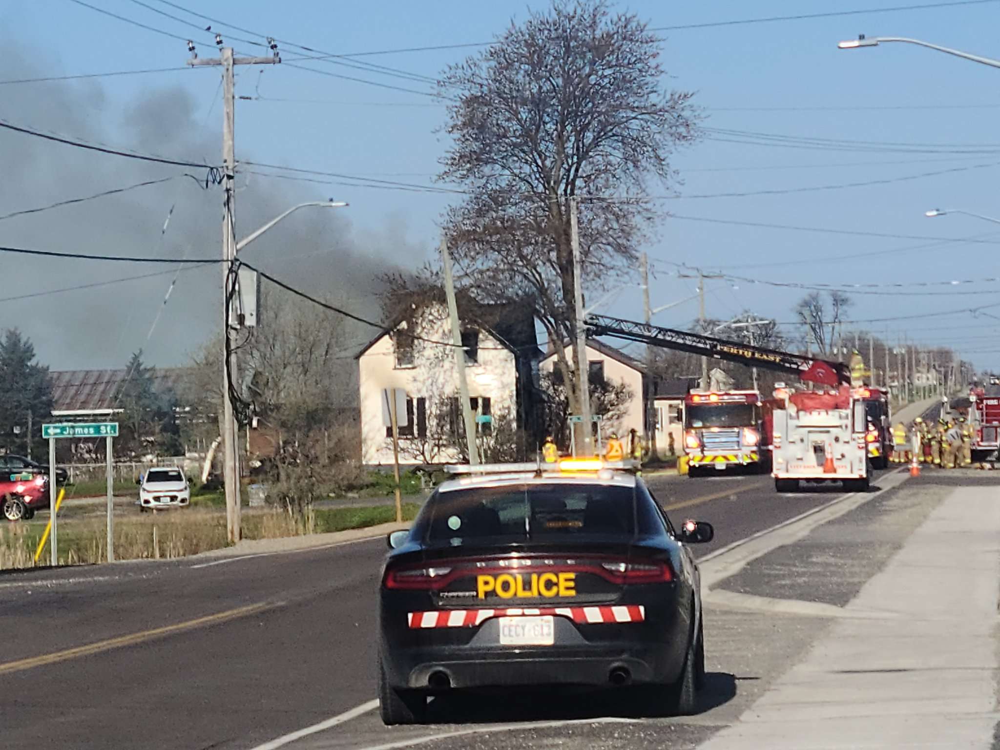 UPDATE: Line 34 reopens after fire in Perth East