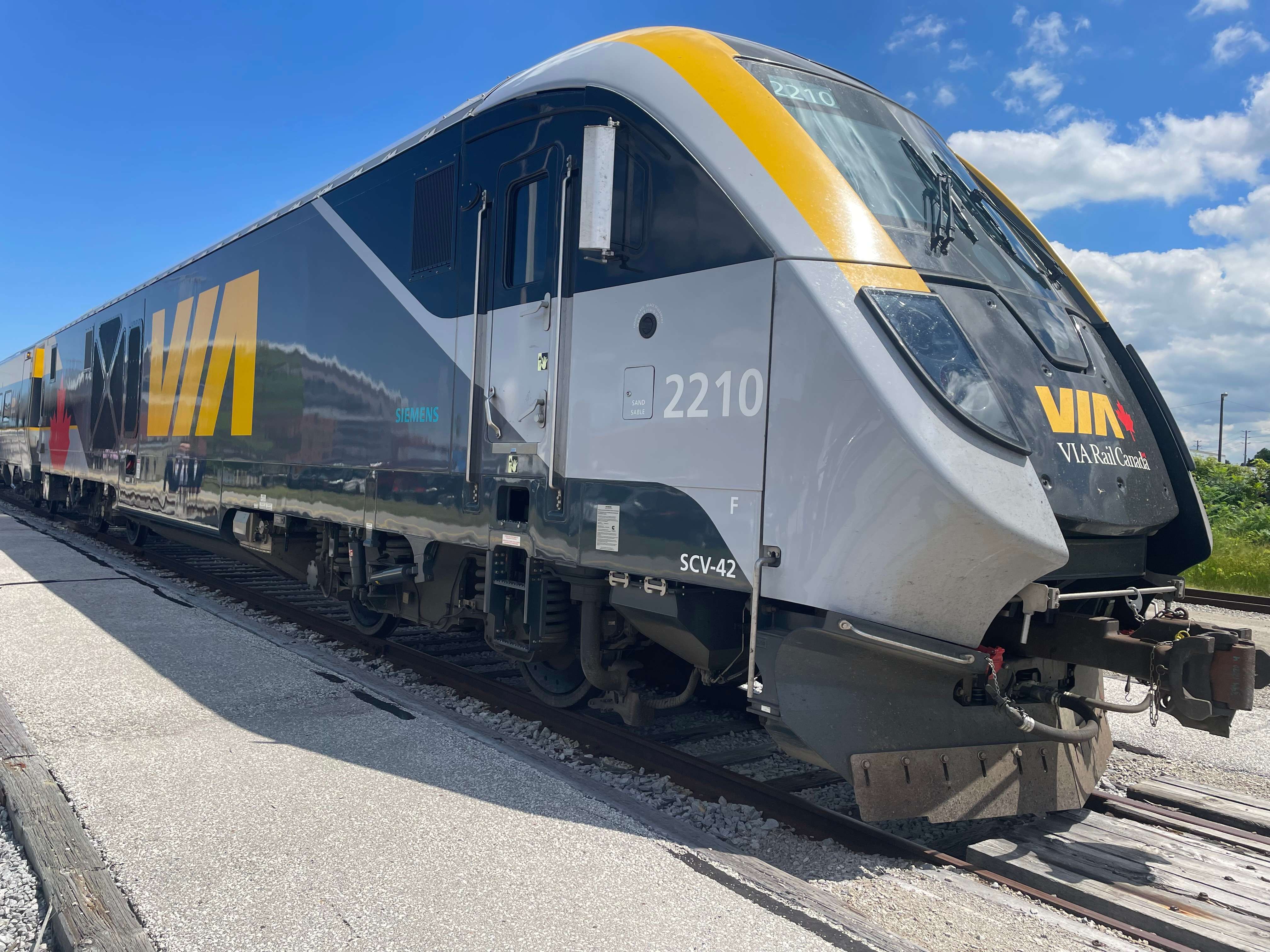 VIA Rail's new fleet makes its way to Southwestern Ontario