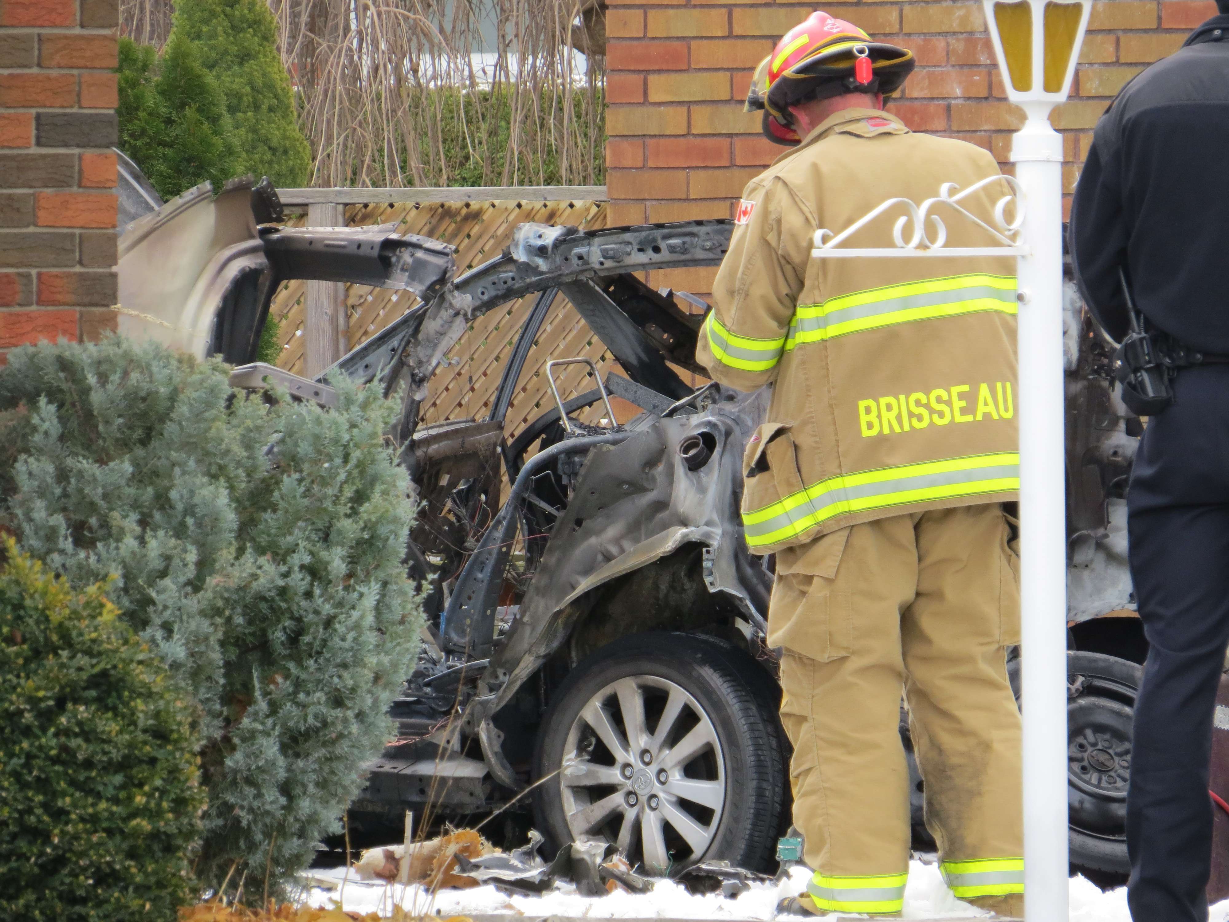 Vehicle Explosion In St. Thomas