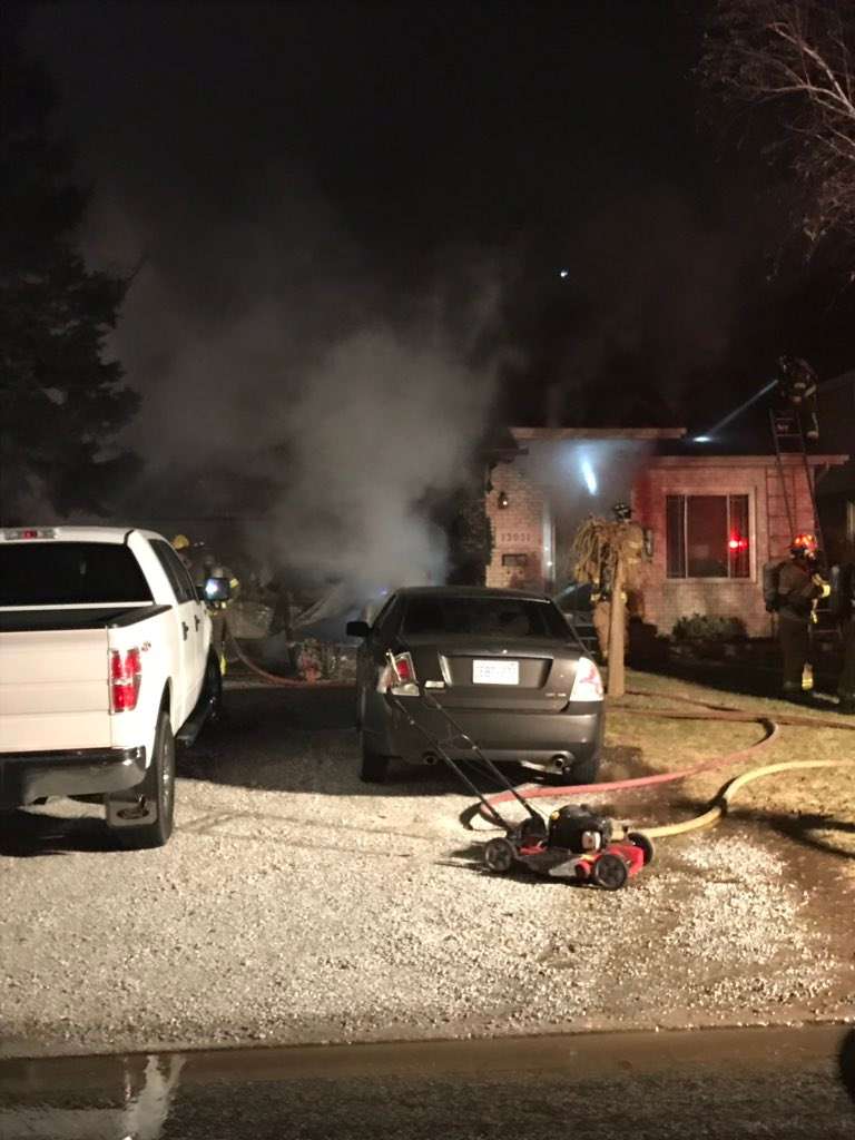 UPDATE: Vehicle catches fire in attached garage